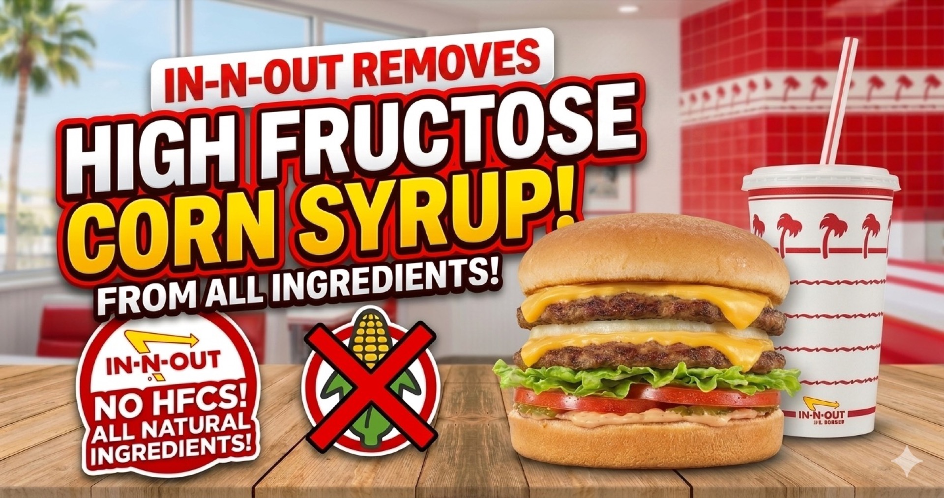 In-N-Out Burger Ditches High Fructose Corn Syrup in Sweeping Ingredient ...